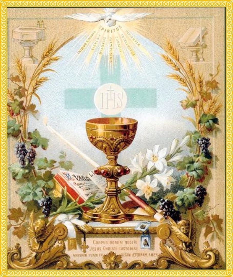 Catholic Chalice And Host